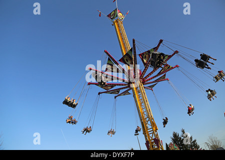flying swing the theme park Stock Photo - Alamy