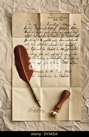 Quill Writing Alphabet