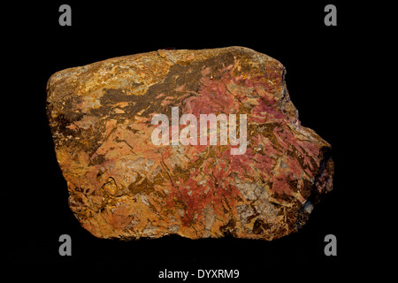 Mountain Pass rare earth mine, aerial photograph. This large open pit ...