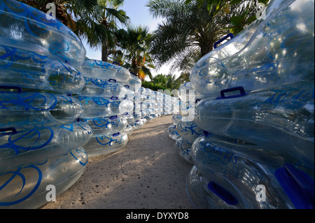 Plastic floaters used by tourists at the Atlantis, The Palm Hotel ...