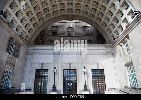 MI5 headquarters at Thames House, on Millbank in London. The Security ...