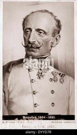 LUDWIG von BENEDEK (1804-1881) Austro-Hungarian army general in an1857 ...