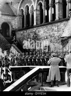 Adolf Hitler at the 'Reich Harvest Festival' on the Bueckeberg, 1934 ...