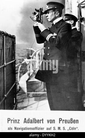 Prince Adalbert of Prussia on the SMS Goeben, 1916 Stock Photo - Alamy