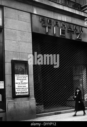 Boycott of jewish shops, 1933 Stock Photo - Alamy
