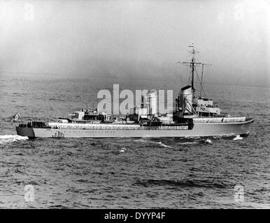 German destroyer 'Leberecht Maass', 1937 Stock Photo - Alamy
