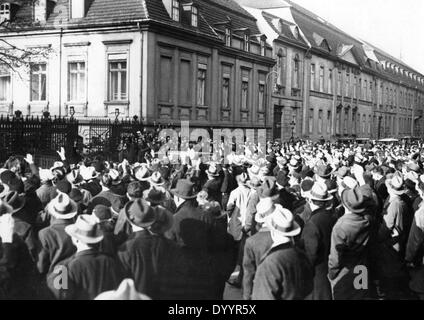 Crowd after a speech of Hitler, 1933 Stock Photo: 48386186 - Alamy