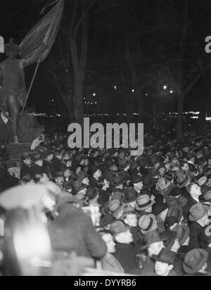 Berlin. 01/30/1933. Reich Chancellor Adolf Hitler poses with his ...