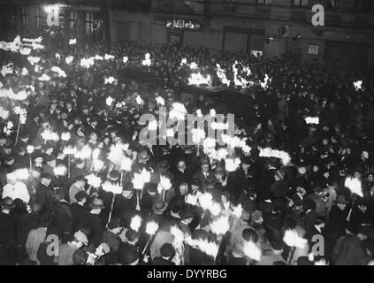 Torchlight procession in Berlin, 1933 Stock Photo - Alamy