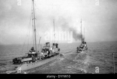 German torpedo boat in the English Channel, 1944 Stock Photo - Alamy