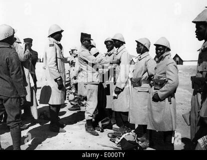 World War I 1914-1918: Senegalese, French colonial troops, part of ...