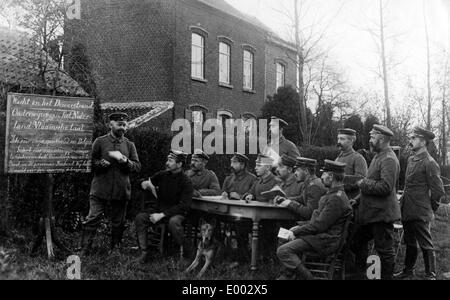 German 'Landsturm' in Belgium, 1914 Stock Photo - Alamy