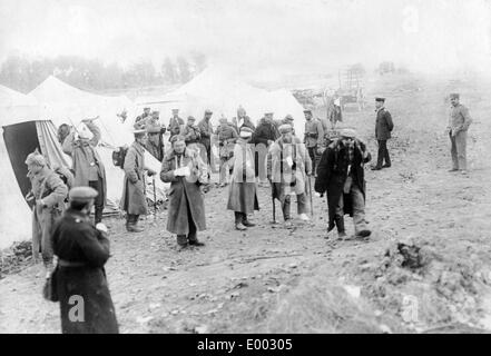 German military field hospital at the Western Front, 1914 Stock Photo ...