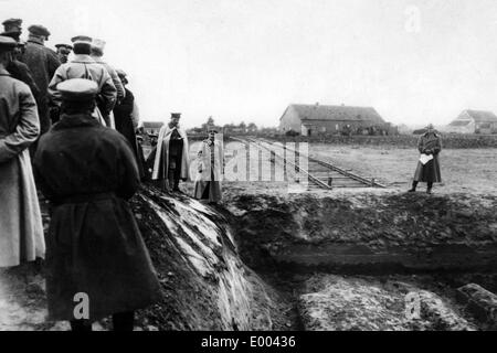 Big Bertha howitzer artillery gun, Liege, WW1 Stock Photo - Alamy