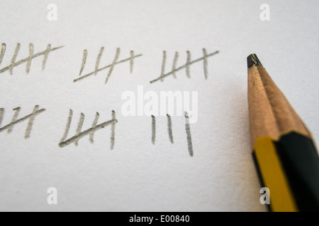 Counting - Five Bar Gates Stock Photo - Alamy
