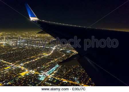 Plane Over Los Angeles, California Stock Photo: 25831996 - Alamy