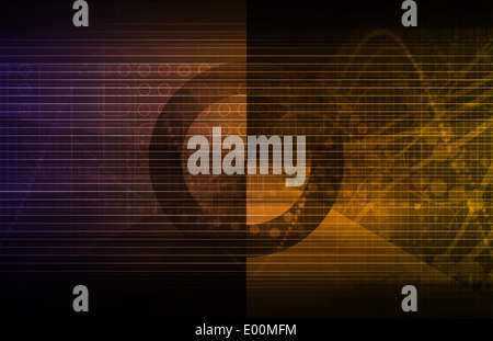 Management Information System As A Art Abstract Stock Photo - Alamy