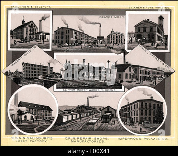 This image shows the Cheshire Railroad Station in Keene, New Hampshire ...