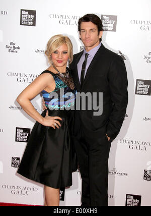 L-R: Actors Orfeh and Andy Karl attend the 2018 Lucille Lortel Awards ...