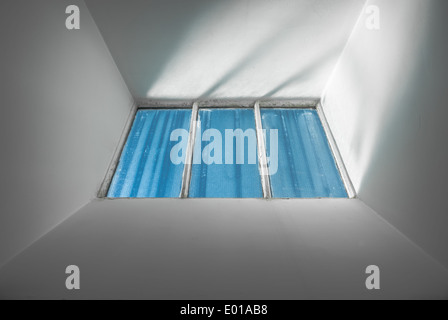 old skylight window Stock Photo - Alamy