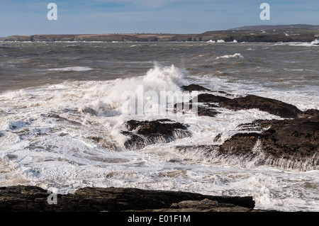 Trearddur Bay on Anglesey North Wales Stock Photo - Alamy