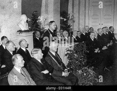 Ceremonial meeting of the Prussian Academy of Sciences, 1944 Stock ...