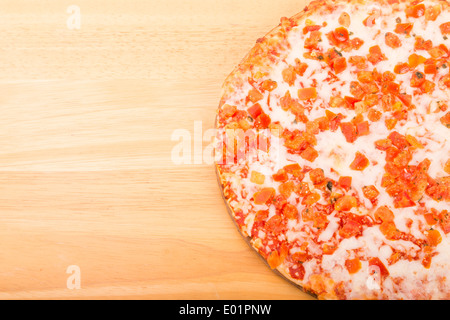 Fresh and hot pizza on the table Stock Photo - Alamy