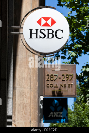 HSBC Sign and Logo, Melbourne, Australia Stock Photo - Alamy