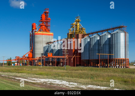 A Pioneer inland grain storage facility near Estevan, Saskatchewan ...