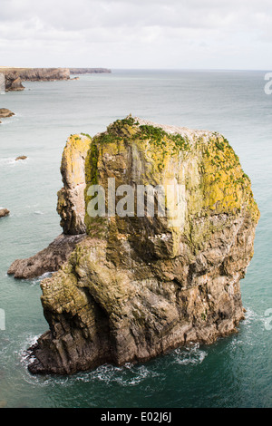 Stack Rocks, Pembrokeshire Coast National Park, Wales, United Stock ...