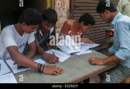 Indian political workers Stock Photo - Alamy