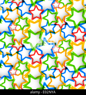 Background of seamless stars pattern Stock Photo - Alamy
