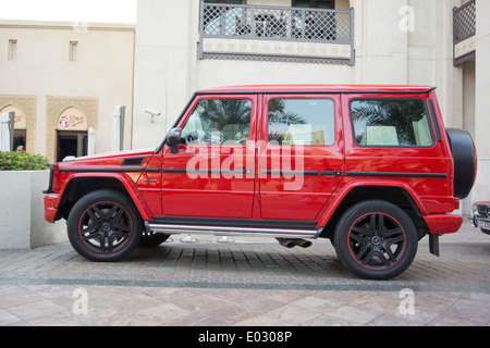 Red 2014 Mercedes G63 A.M.G. G Wagen Stock Photo - Alamy