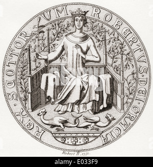 Robert II of Scotland, 1316 – 1390. King of Scots from 1371 to his ...