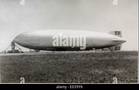 The Zeppelin D-LZ 129, known as the Hindenburg, was a German passenger airship operated by ...