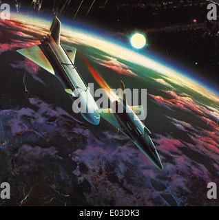 This glossy photo shows the Space Shuttle Program, capturing a pivotal moment in space ...