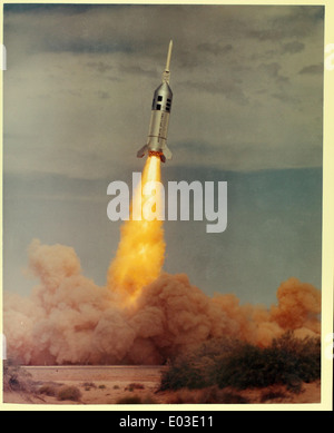 A glossy photo from the Convair Little Joe II mission, which was ...
