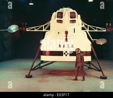 This glossy photo showcases the Lunar Excursion Module (LEM) Ascent ...