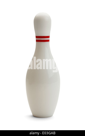 Bowling pin isolated on a white background Stock Photo - Alamy