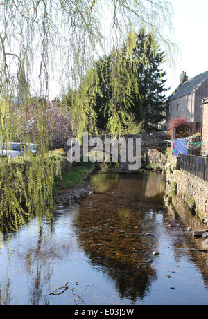 Old bridge across Alyth burn Alyth Perthshire Scotland April 2014 Stock ...