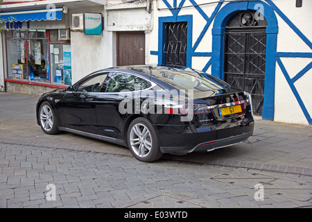 Official car of Prime Minister of Gibraltar, Tesla electric car Stock ...
