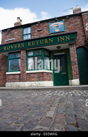 The Rover's Return pub on the set of Coronation Street,UK's longest ...