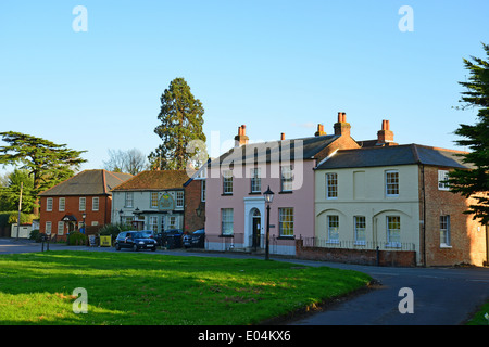 Period houses on The Green, Englefield Green, Surrey, England, United ...
