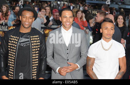 Aston Merrygold, Ortis Williams, Marvin Humes and Jonathan 'JB' Gill of ...