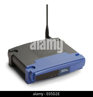 Internet router modem wireless wifi isolated Stock Photo - Alamy