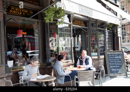 The Clarence, pub in Whitehall London operated by Young and co brewery ...