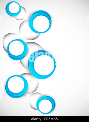 Abstract grey circles illustration background Stock Photo - Alamy