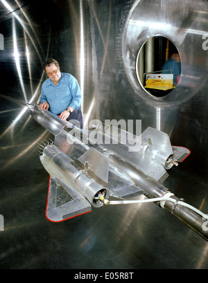 NASA's Abe Silverstein Supersonic Wind Tunnel is used to test the ...