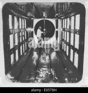 The 8-Foot Transonic Pressure Tunnel at NASA is used to test models at ...