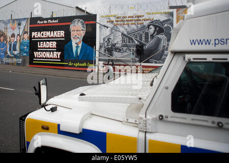 Divis Street , Belfast, 3rd May 2014.Jennifer McCann, Caral Ni Chuilin ...